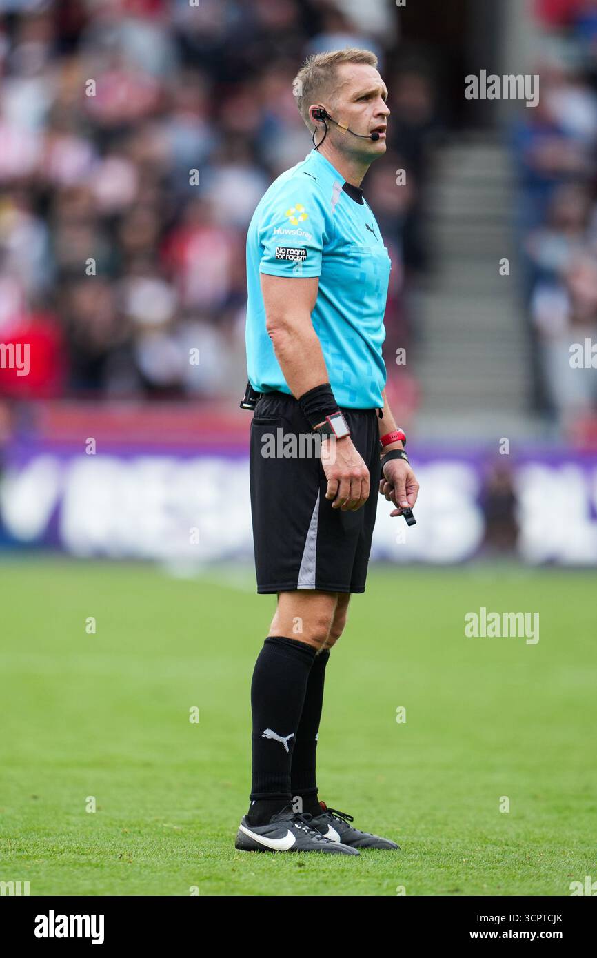 Referee Craig Pawson during the Premier League match Brentford vs ...