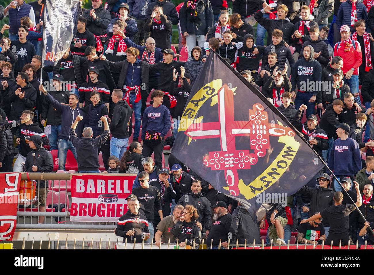 Monza, Italy. 27/09/2025. AC Monza supporters, during AC Monza Vs ...