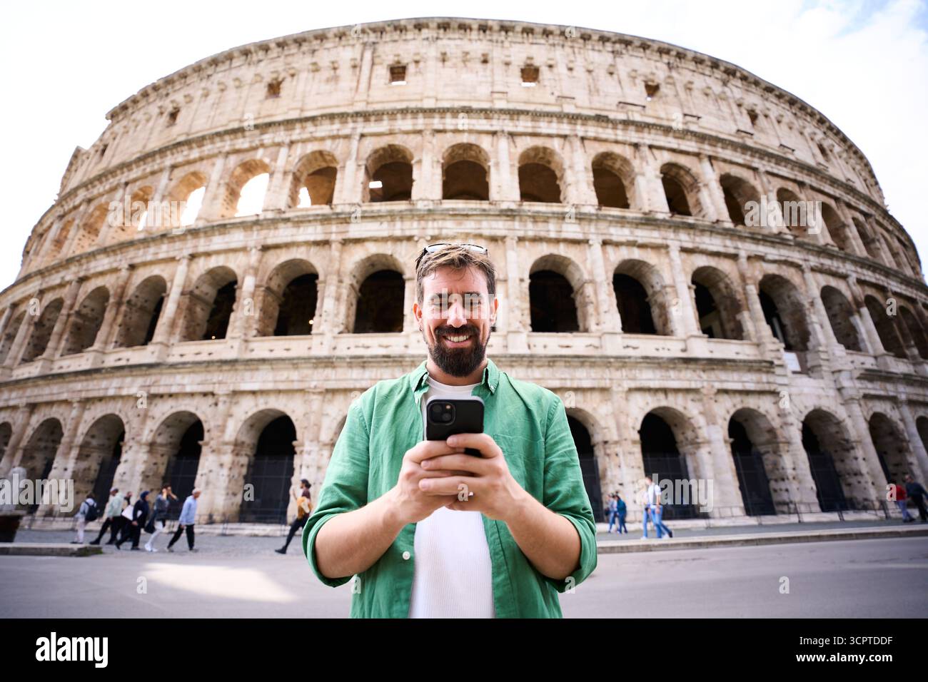 Rome adventure man in hi-res stock photography and images - Alamy