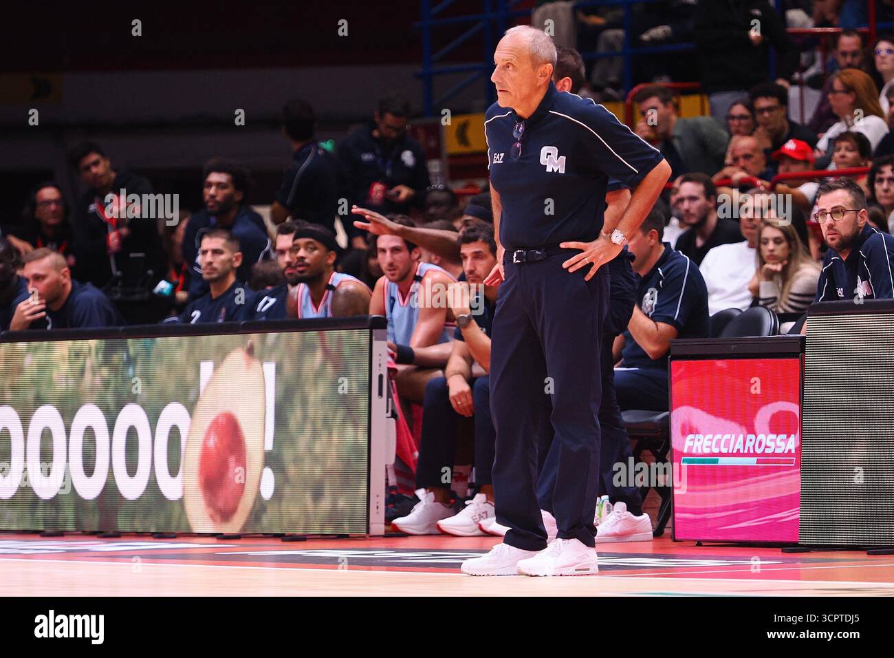 Ettore Messina, head coach EA7 Emporio Armani Olimpia Milano during ...