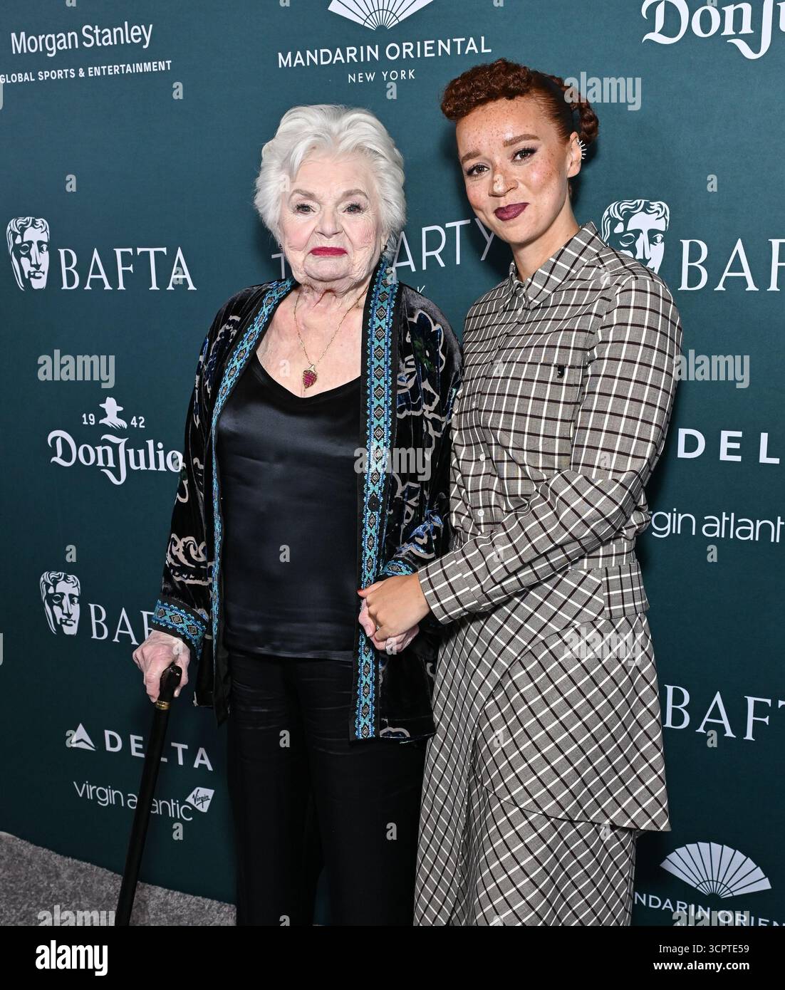 June Squibb, left, and Erin Kellyman attend BAFTA North America's New ...