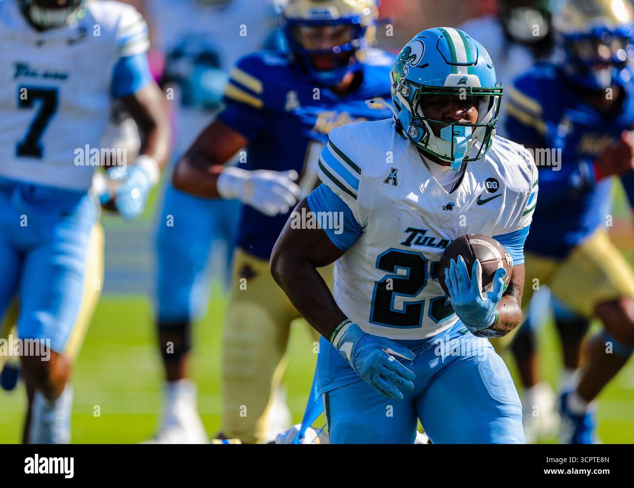 September 27, 2025:.Tulane Green Wave running back Javin Gordon (23 ...