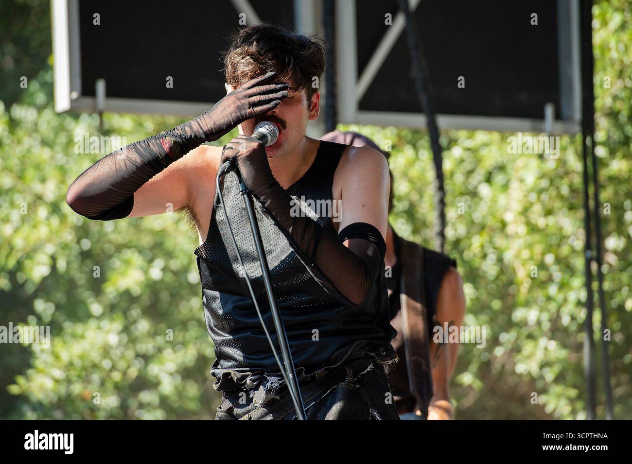 September 27, 2025: Cole Haden with Model/Actriz band performing at the ...