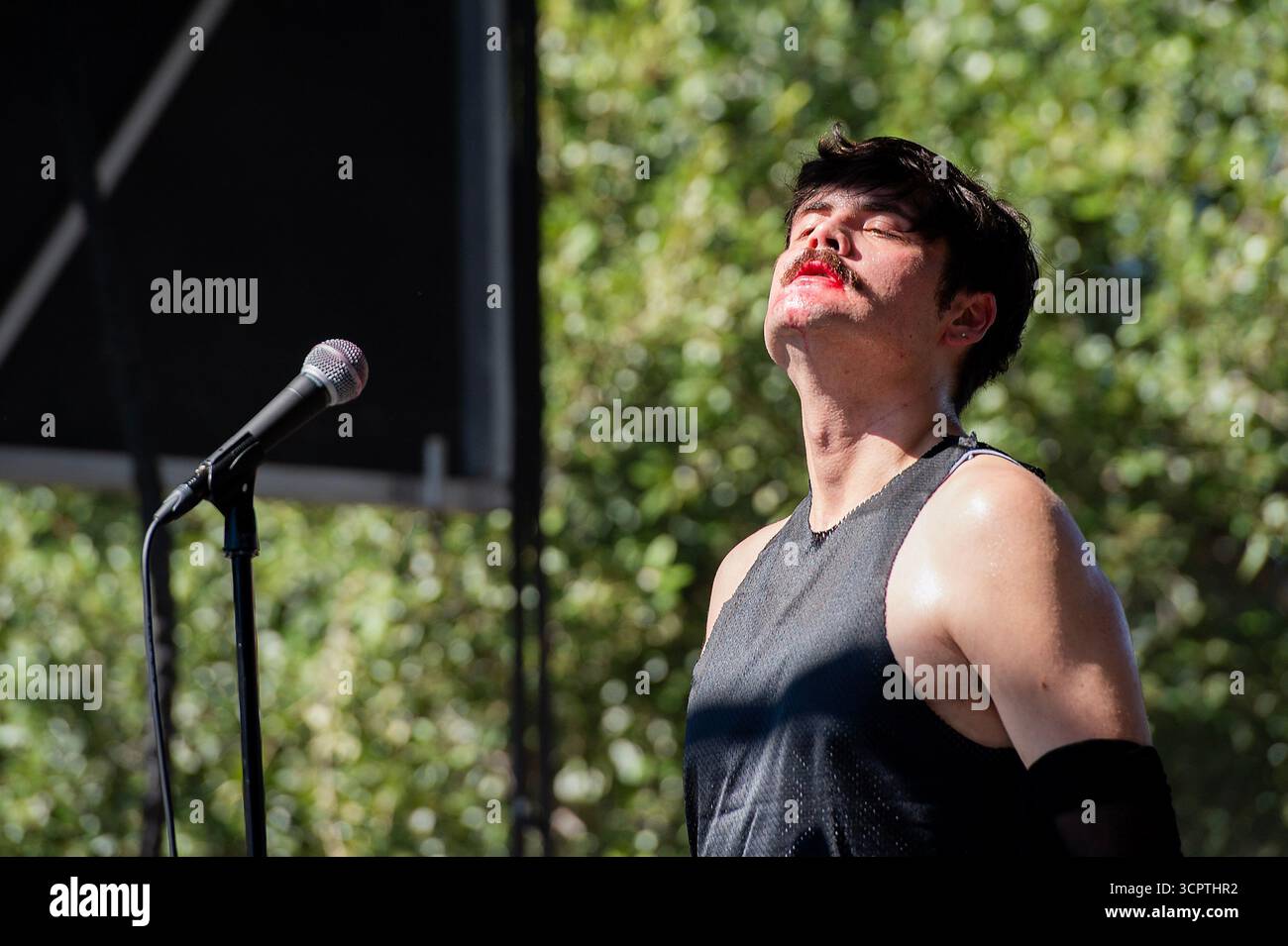 September 27, 2025: Cole Haden with Model/Actriz band performing at the ...