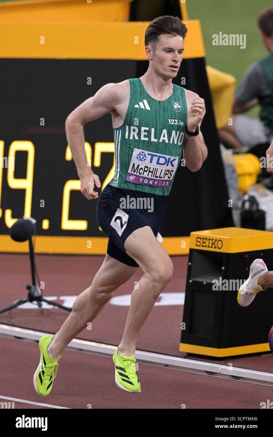 Cian McPHillips of Ireland competing in the men’s 800m final at the ...