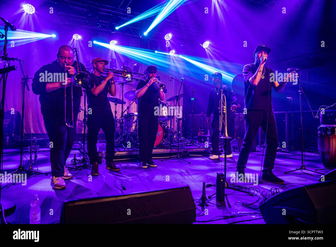 Milan Italy. 27th sept 2025. The American band LOWDOWN BRASS BAND ...