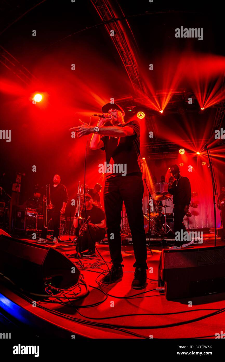 Milan Italy. 27th sept 2025. The American band LOWDOWN BRASS BAND ...