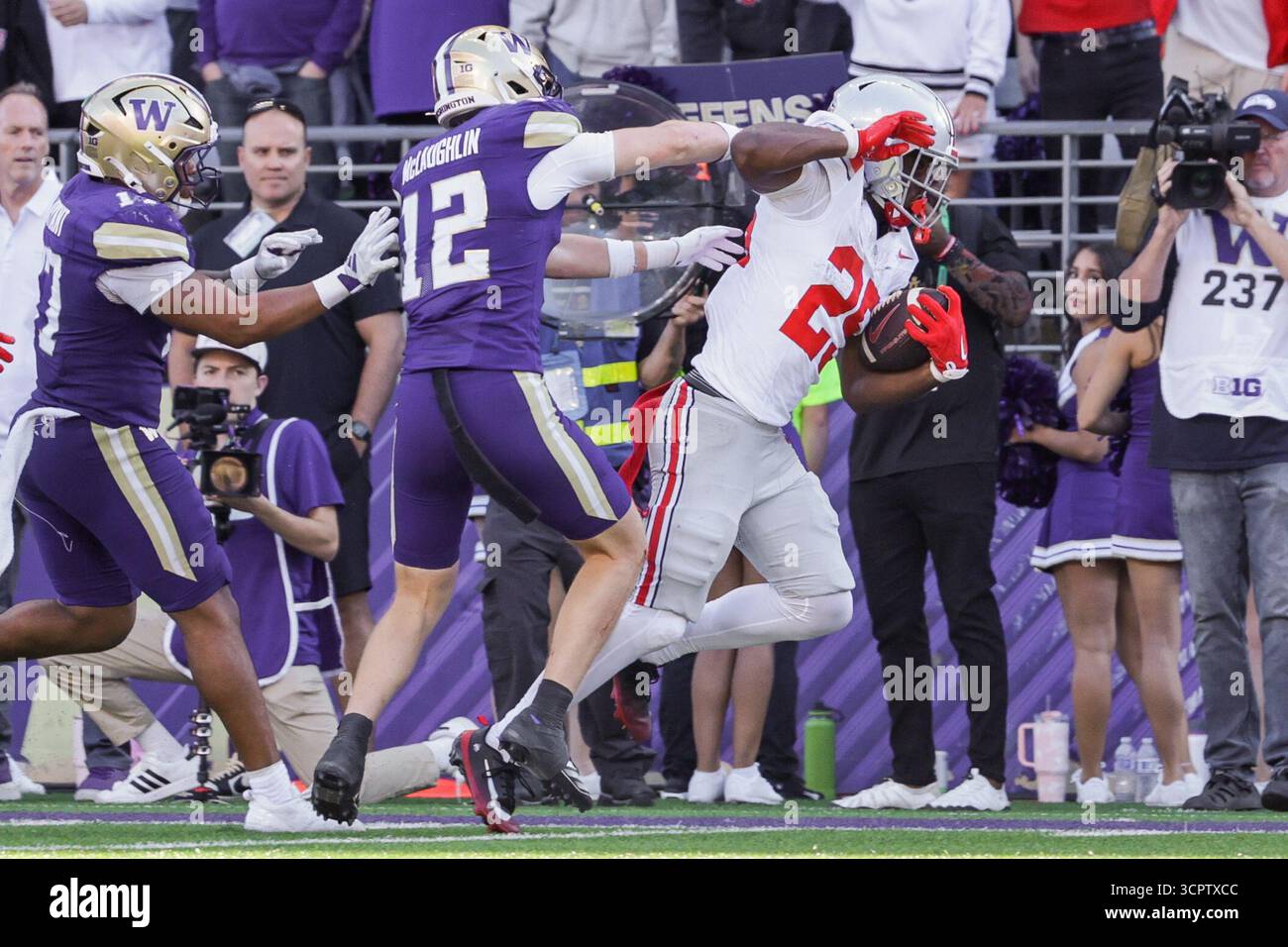 September 27, 2025, Seattle, Washington, U.S: Ohio State Buckeyes ...