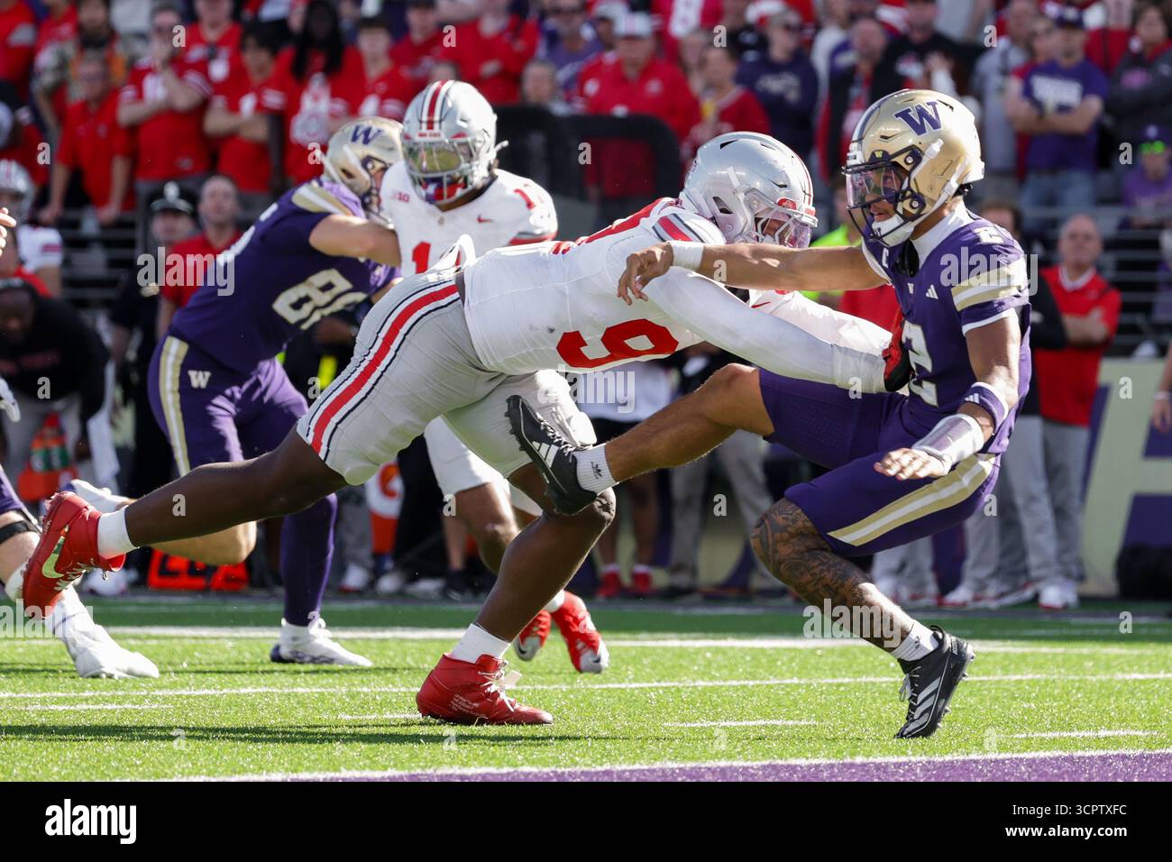 September 27, 2025, Seattle, Washington, U.S: Washington Huskies ...