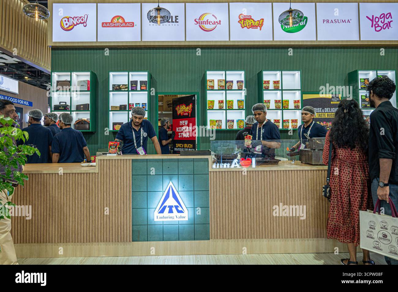 ITC Live Kitchen refers to a live cooking demonstration area set up by ...