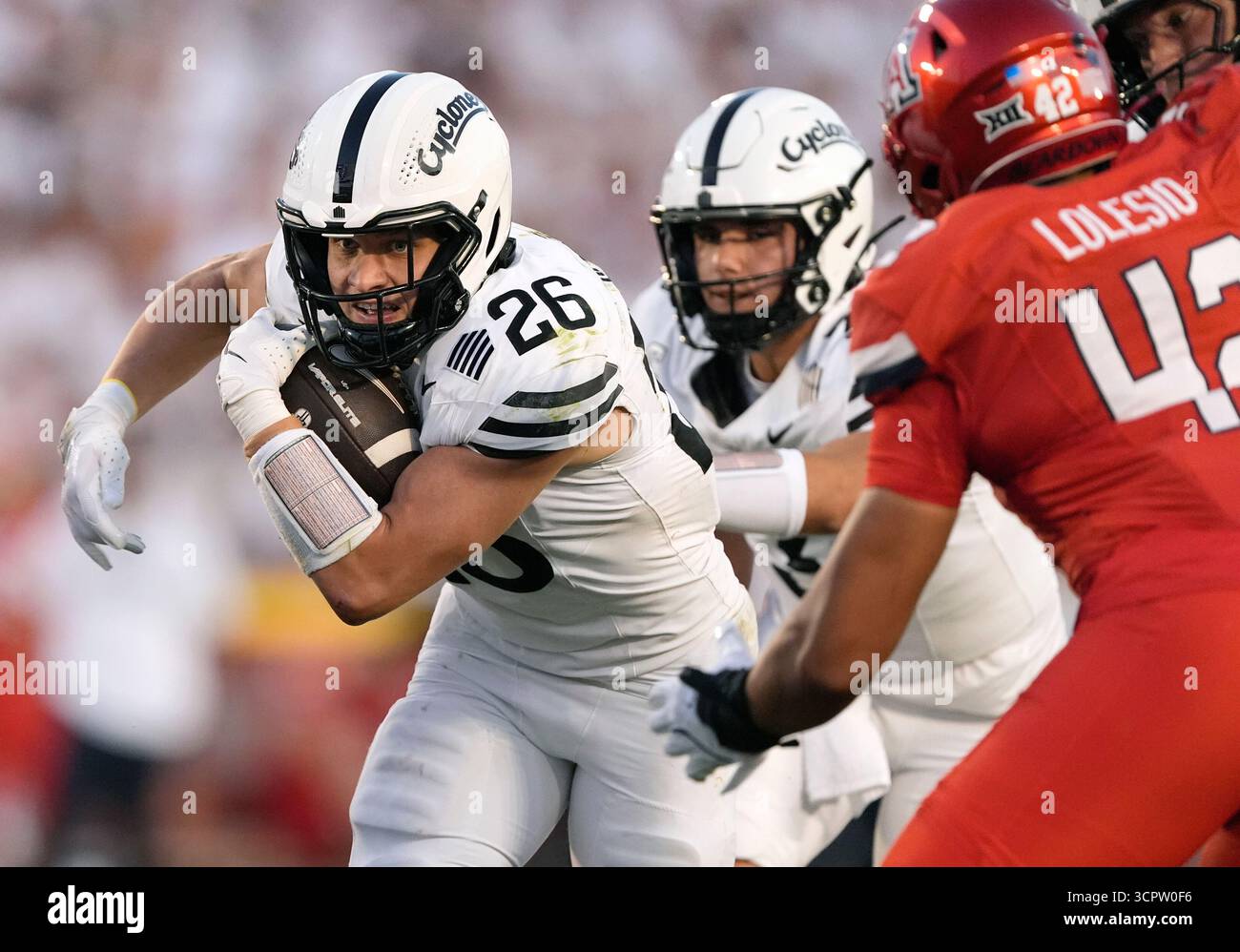 Iowa State running back Carson Hansen (26) runs the ball against ...