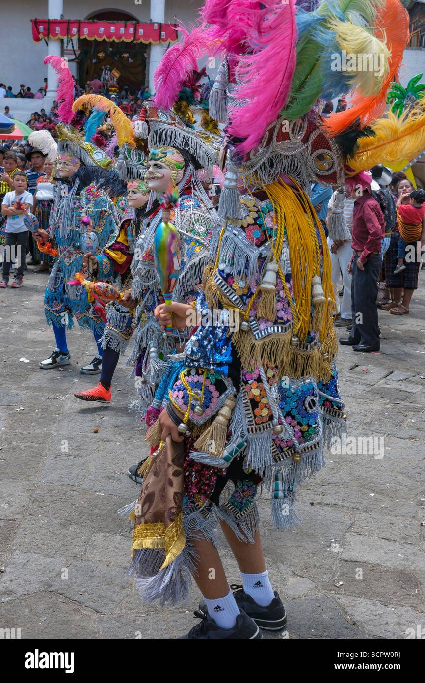 Santiago Atitlan, Guatemala - July 25, 2025: Conquest Dance at the ...