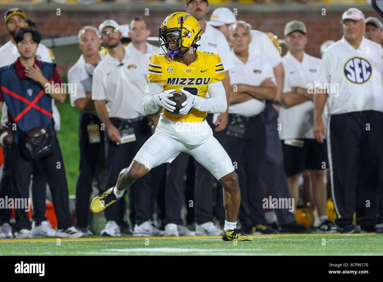 September 27, 2025: Missouri Tigers wide receiver Kevin Coleman Jr. (3 ...