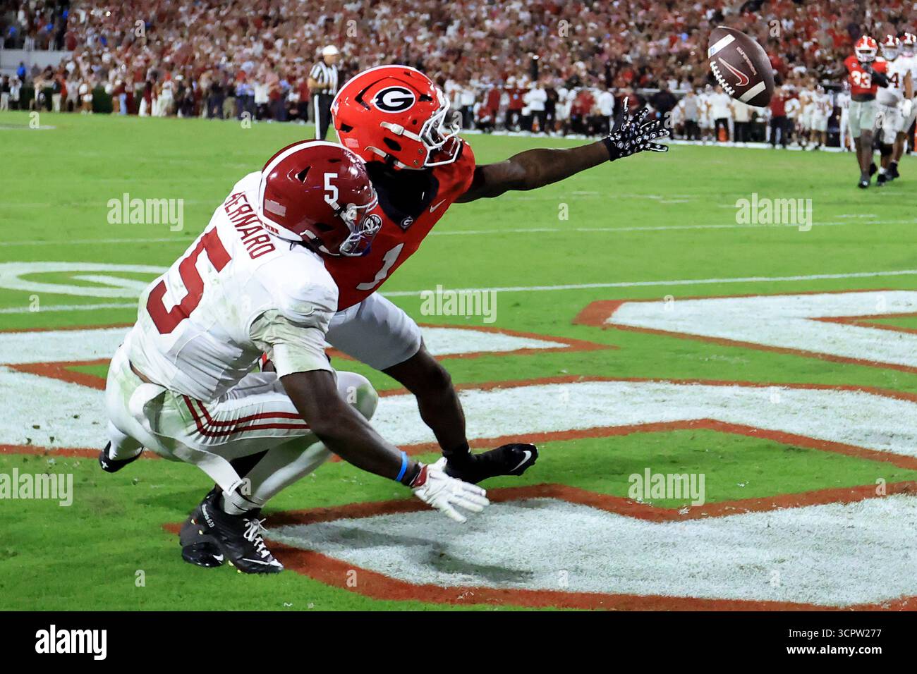 ATHENS, GA - SEPTEMBER 27: Defensive back Ellis Robinson IV #1 of the ...