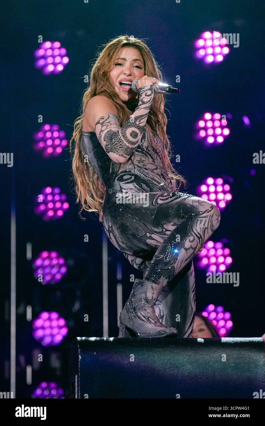 Shakira performs during the Global Citizen Festival on Saturday, Sept ...