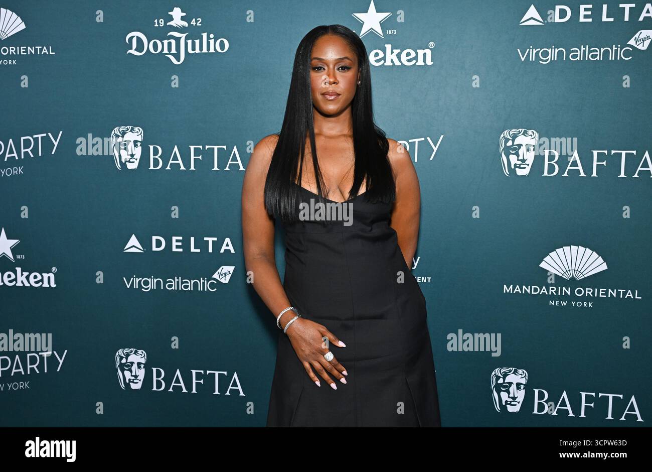Moses Ingram attends BAFTA North America's New York Tea Party at the ...