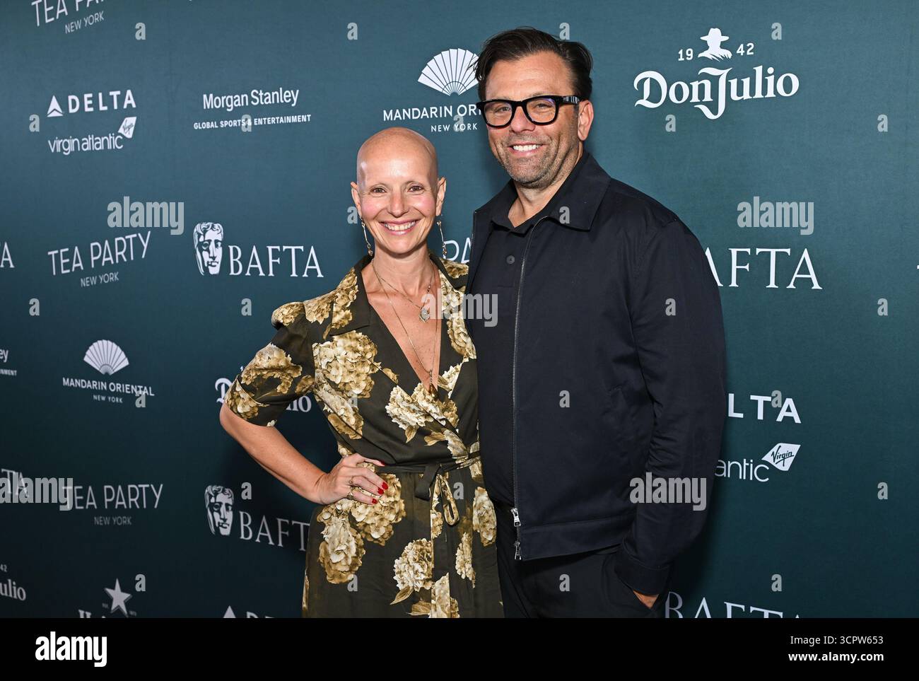 Rachel Fleit, left, and Anthony Lappé attend BAFTA North America's New ...