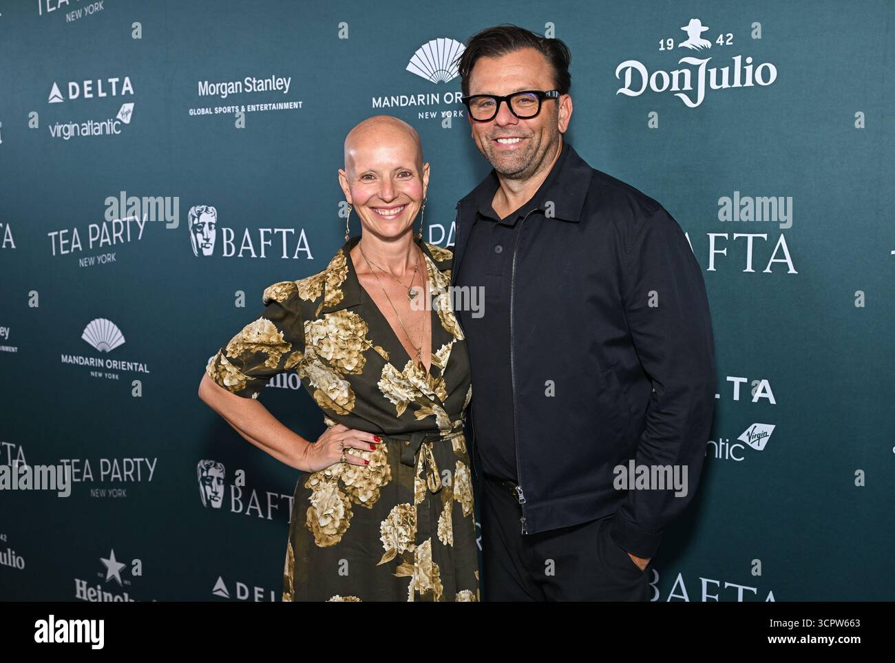 Rachel Fleit, left, and Anthony Lappé attend BAFTA North America's New ...