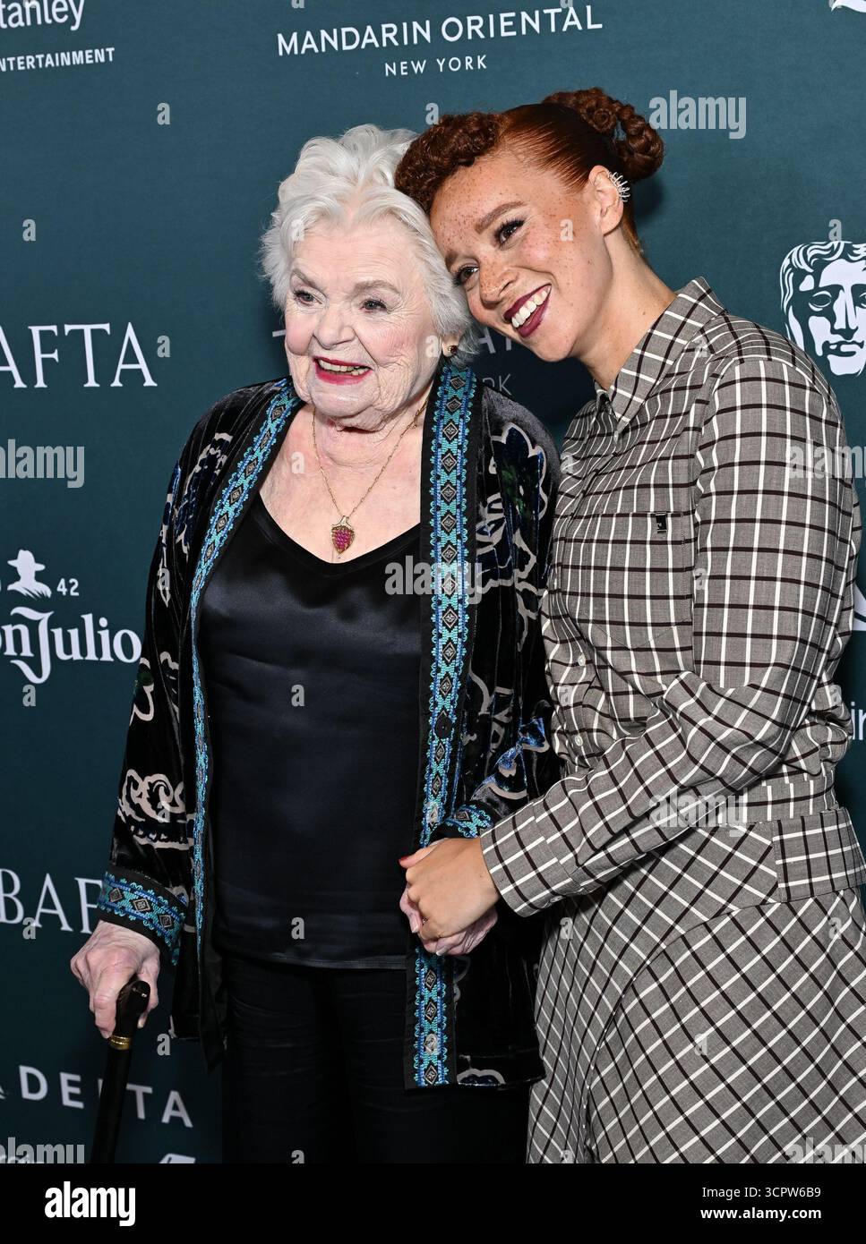 June Squibb, left, and Erin Kellyman attend BAFTA North America's New ...