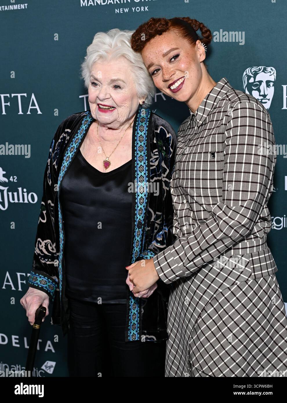 June Squibb, left, and Erin Kellyman attend BAFTA North America's New ...