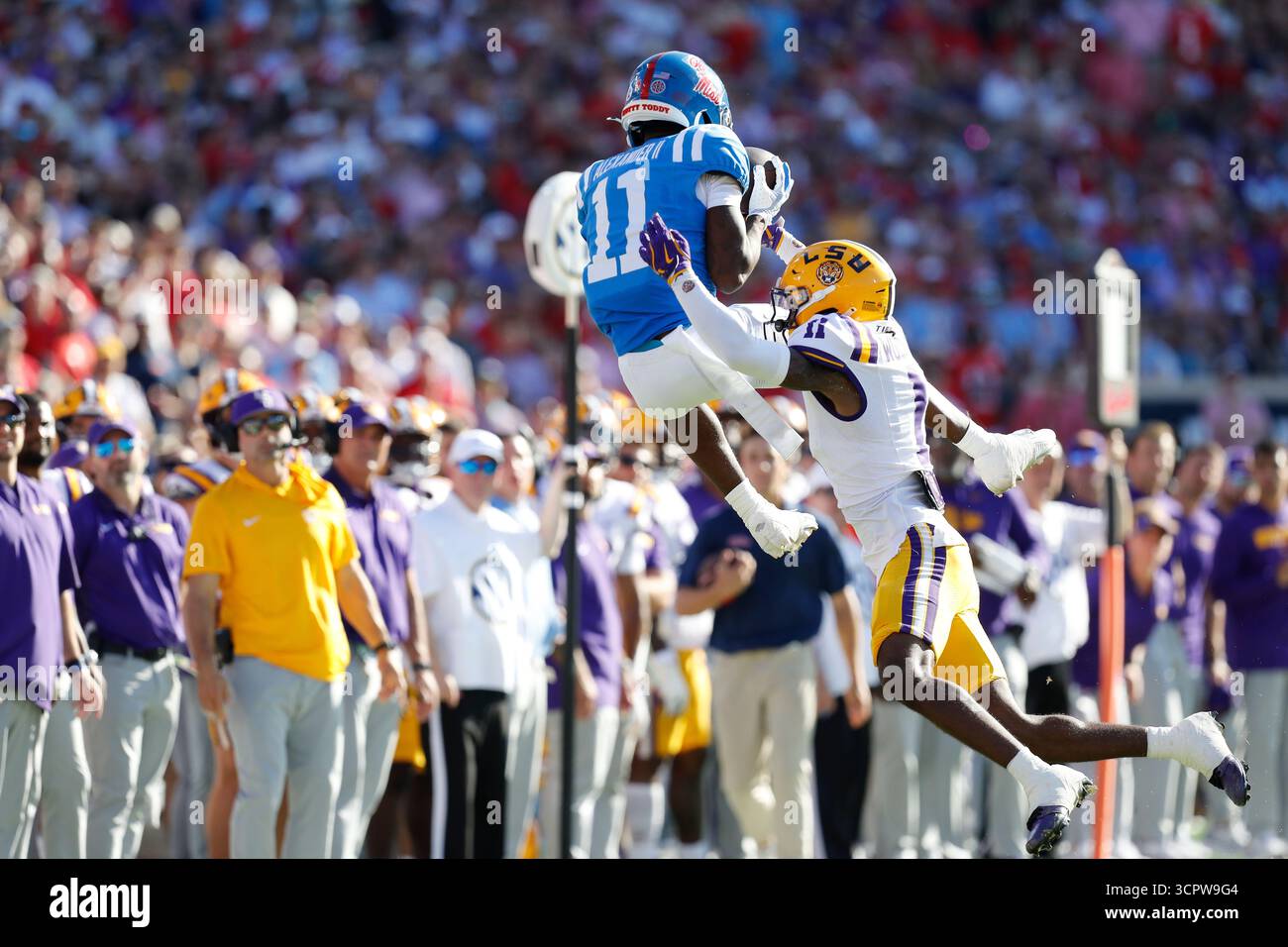 OXFORD, MS - SEPTEMBER 27: Ole Miss Rebels wide receiver Deuce ...