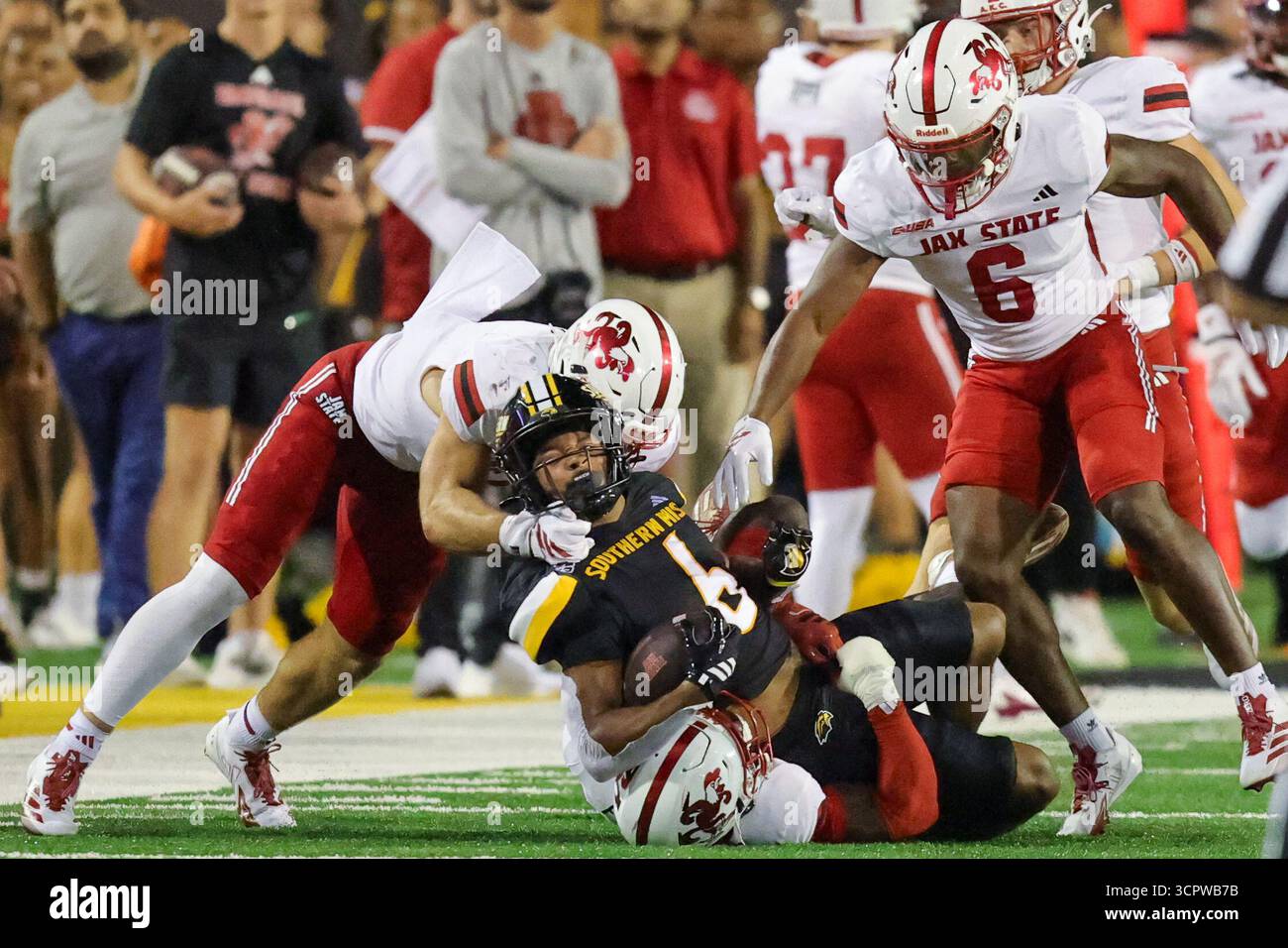 Sep 27, 2025: Southern Miss Golden Eagles wide receiver Micah Davis (6 ...