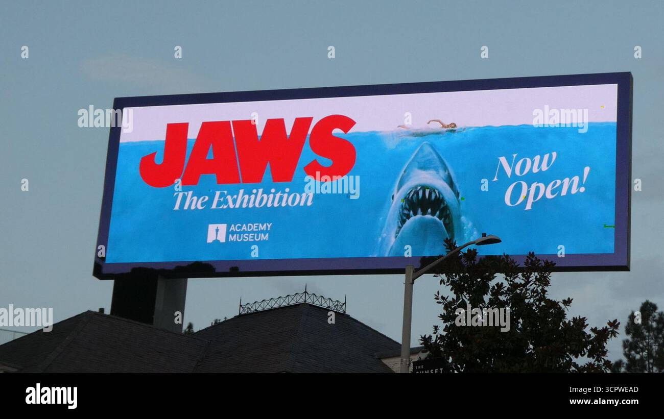 Los Angeles, California, USA 27th September 2025 Jaws The Exhibition ...