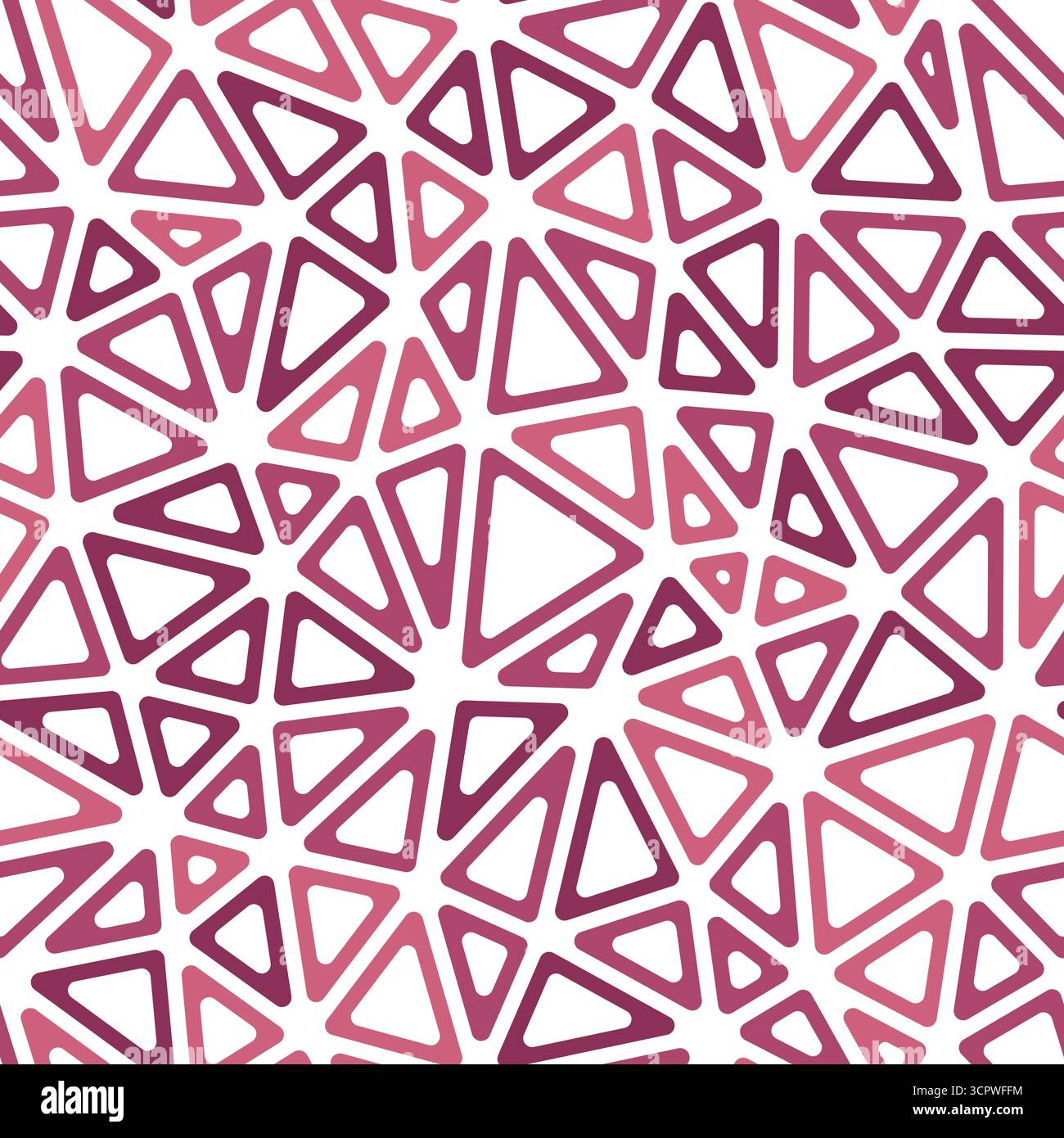 Triangles pattern geometric design. Medium triangle size. Mono tone style. Rounded triangular ...