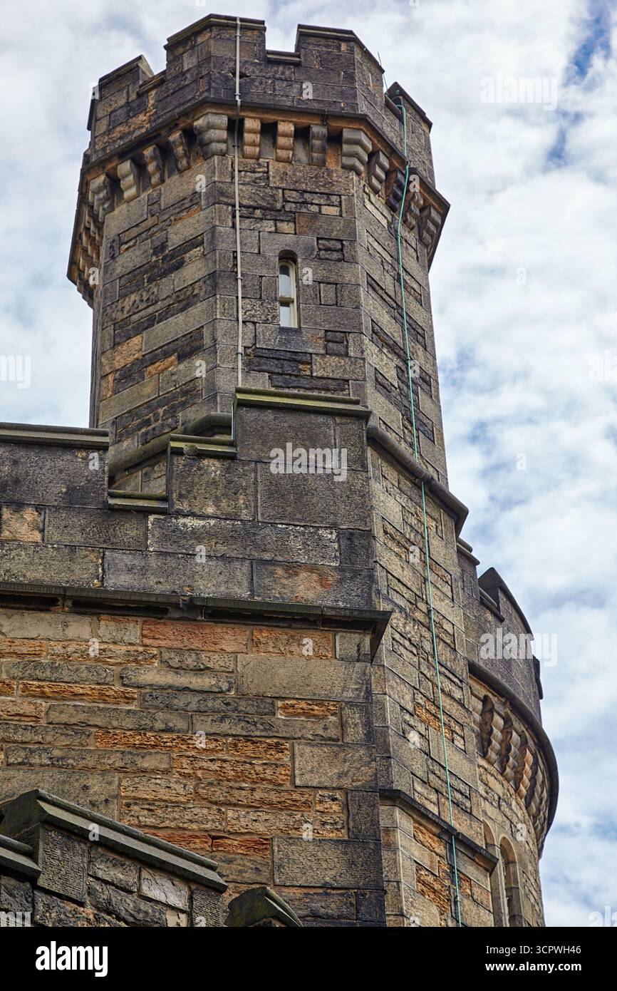 The turret of the Governor's House, that is the remains of Calton Jail ...
