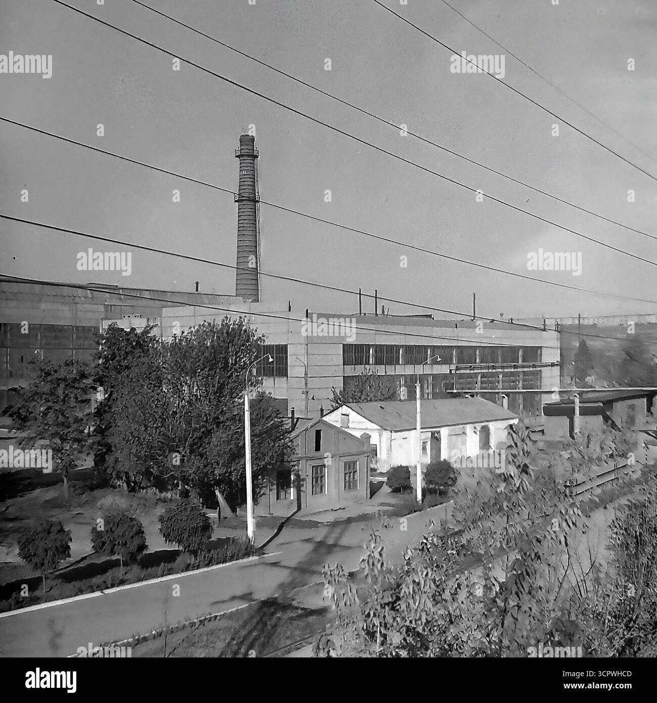A panoramic view of the Slavyansk Fittings and Insulator Plant (AIZ) in ...