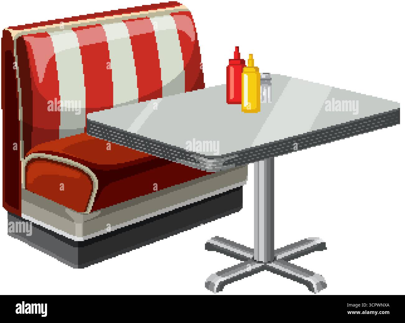 1950s diner, family Stock Vector Images - Alamy