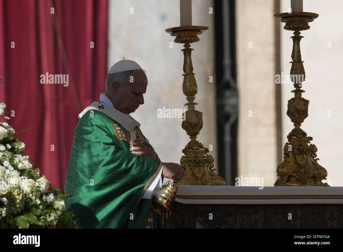 Pope Leo XIV celebrates a Mass in St. Peter's Square for the Jubilee of ...