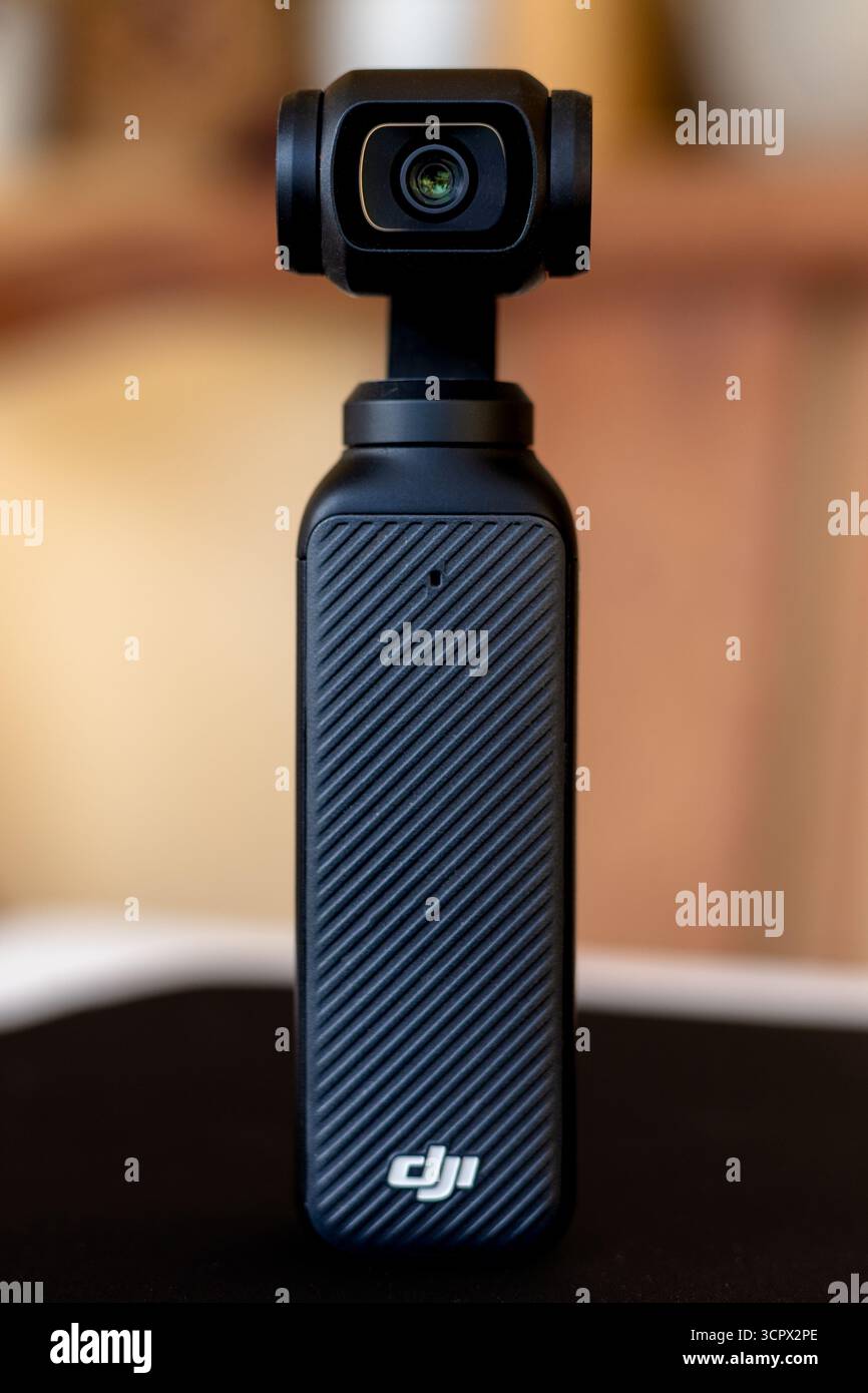 DJI Osmo Pocket 3 Handheld Gimbal Camera Closeup Stock Photo - Alamy
