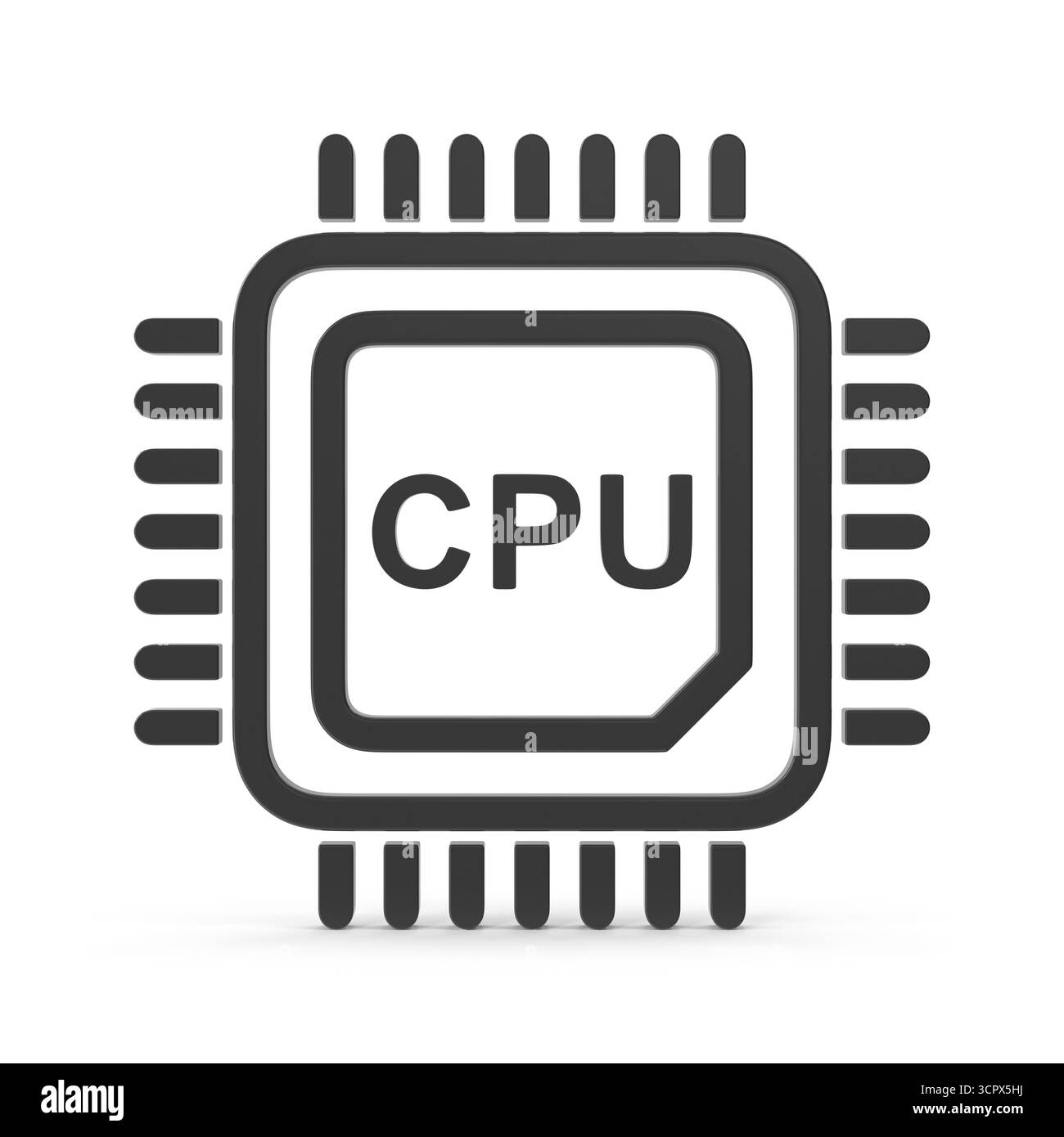 Central processing unit cpu Cut Out Stock Images & Pictures - Alamy