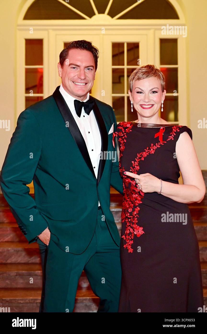 Benjamin Bieneck und Karen Heinrichs bei der 17. Hope Gala 2025 im ...