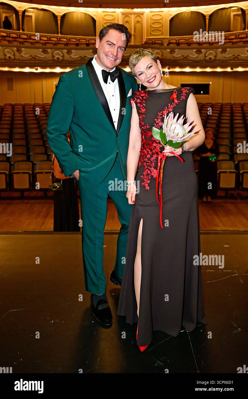 Benjamin Bieneck und Karen Heinrichs bei der 17. Hope Gala 2025 im ...