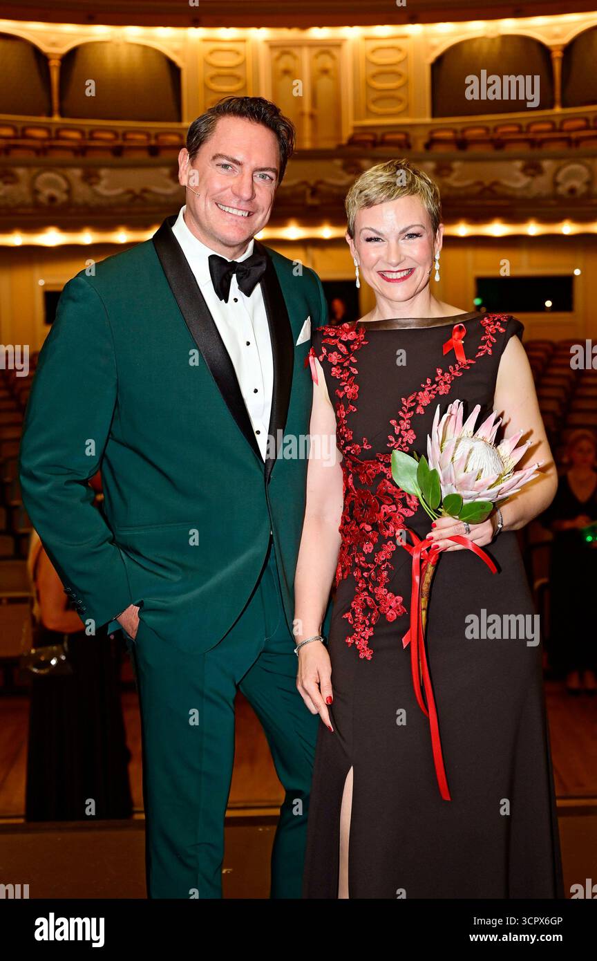 Benjamin Bieneck und Karen Heinrichs bei der 17. Hope Gala 2025 im ...