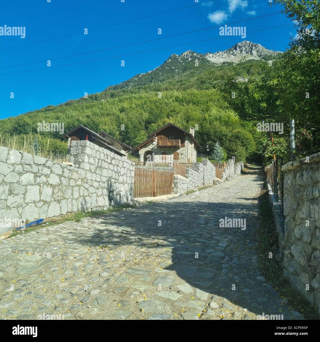 Traditional Albanian House Theth Albania Stock Photo - Alamy