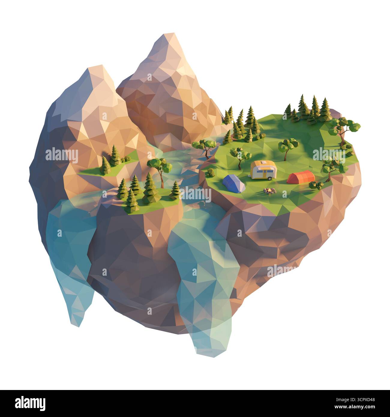 Mountains in summer tourist Cut Out Stock Images & Pictures - Alamy