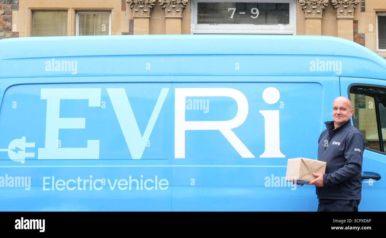 EMBARGOED TO 0001 MONDAY SEPTEMBER 29 Undated file photo of an Evri van ...