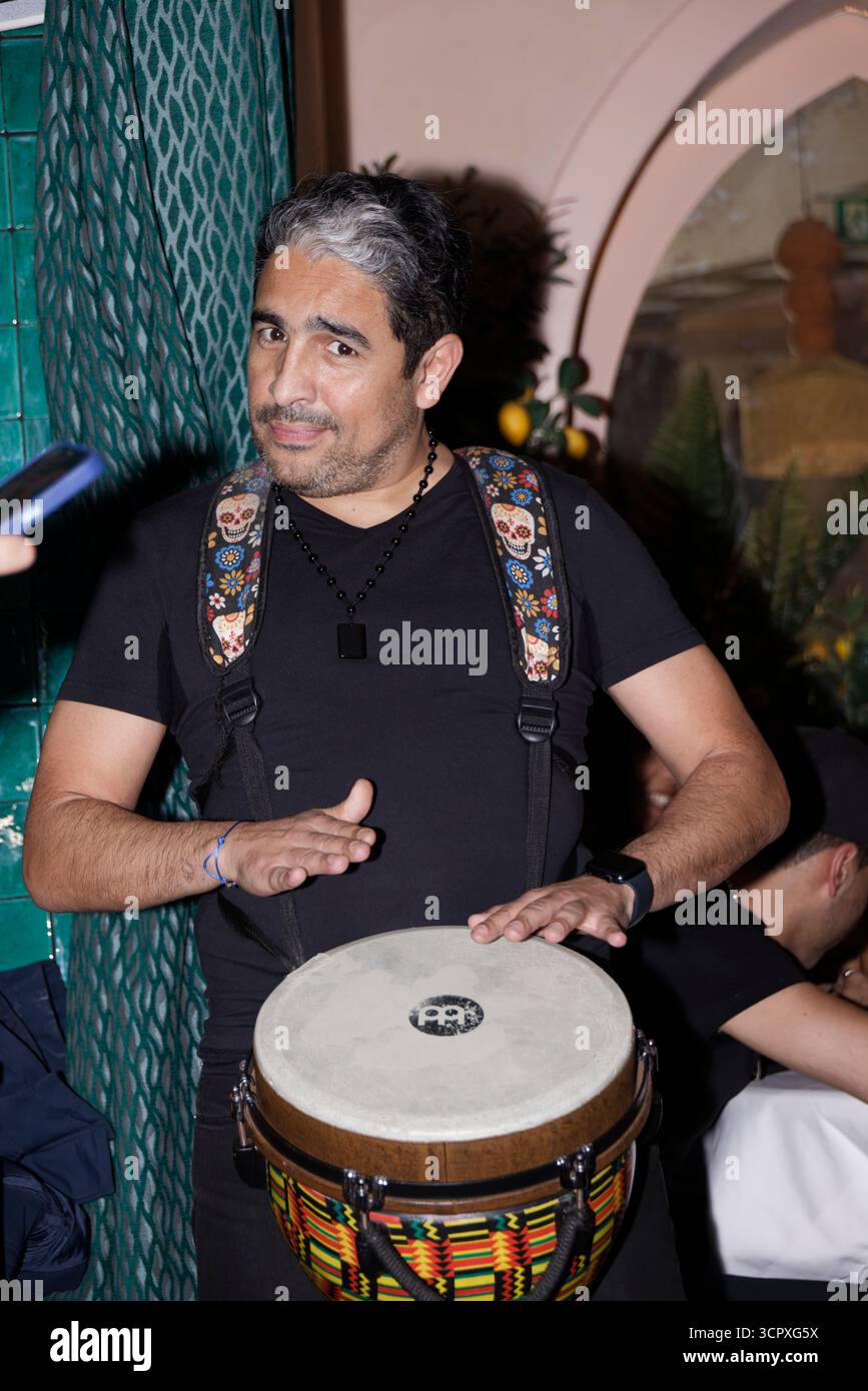 Paris, France. 27th Sep, 2025. Yassin Acoustica performs during the ...