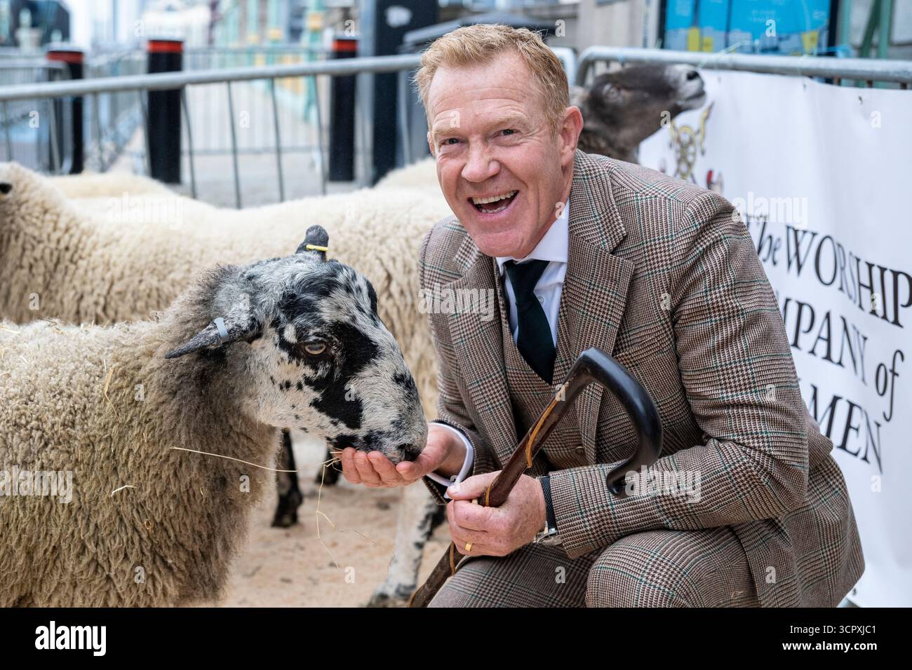 London, UK. 28 September 2025. Countryfile presenter and British sheep ...