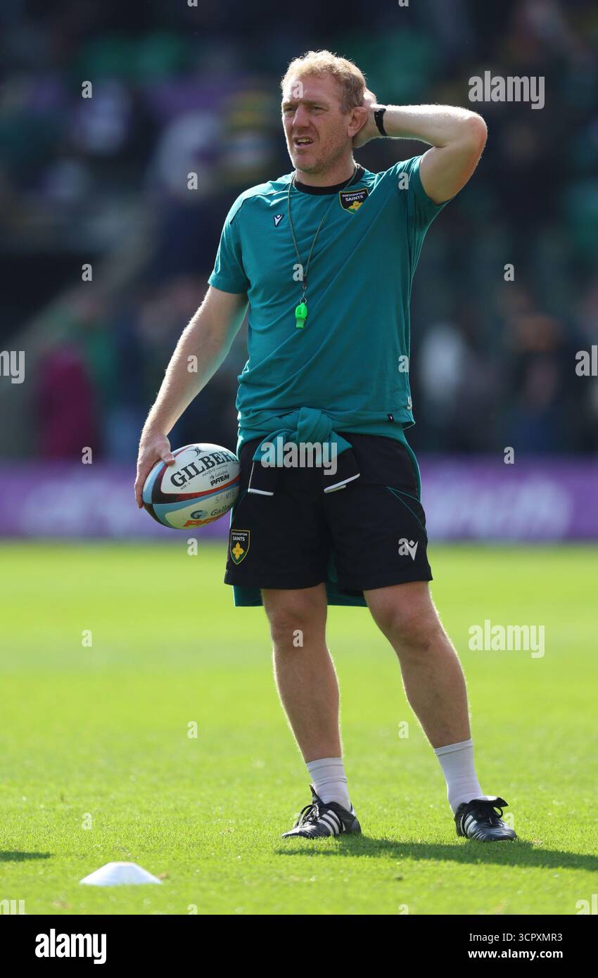 Northampton Saints head coach Sam Vesty ahead of the Gallagher PREM ...