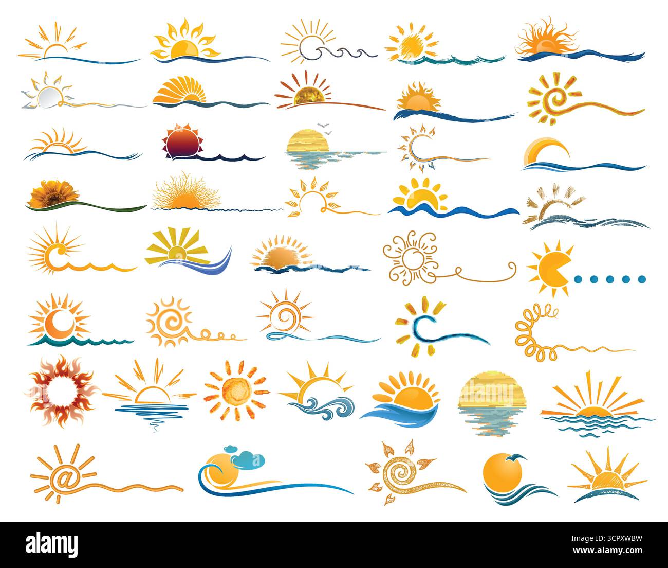 Stylized rays Stock Vector Images - Alamy