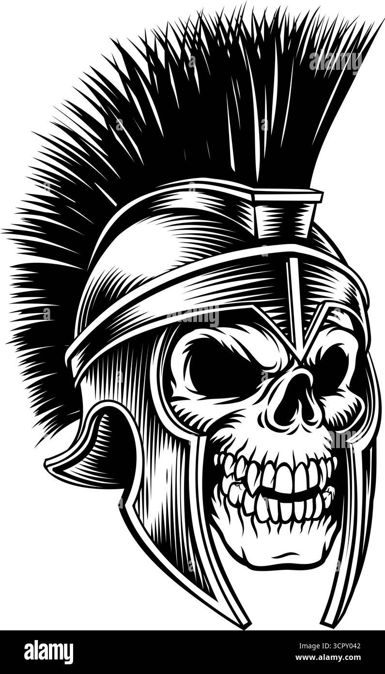 Roman soldier skull Stock Vector Images - Alamy