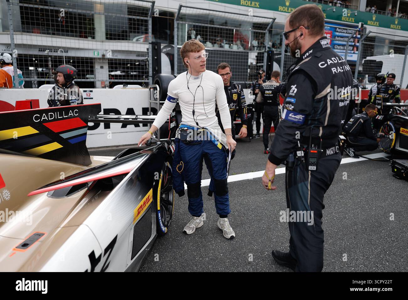 michelin engineer, portrait, starting grid, grille de depart, during ...