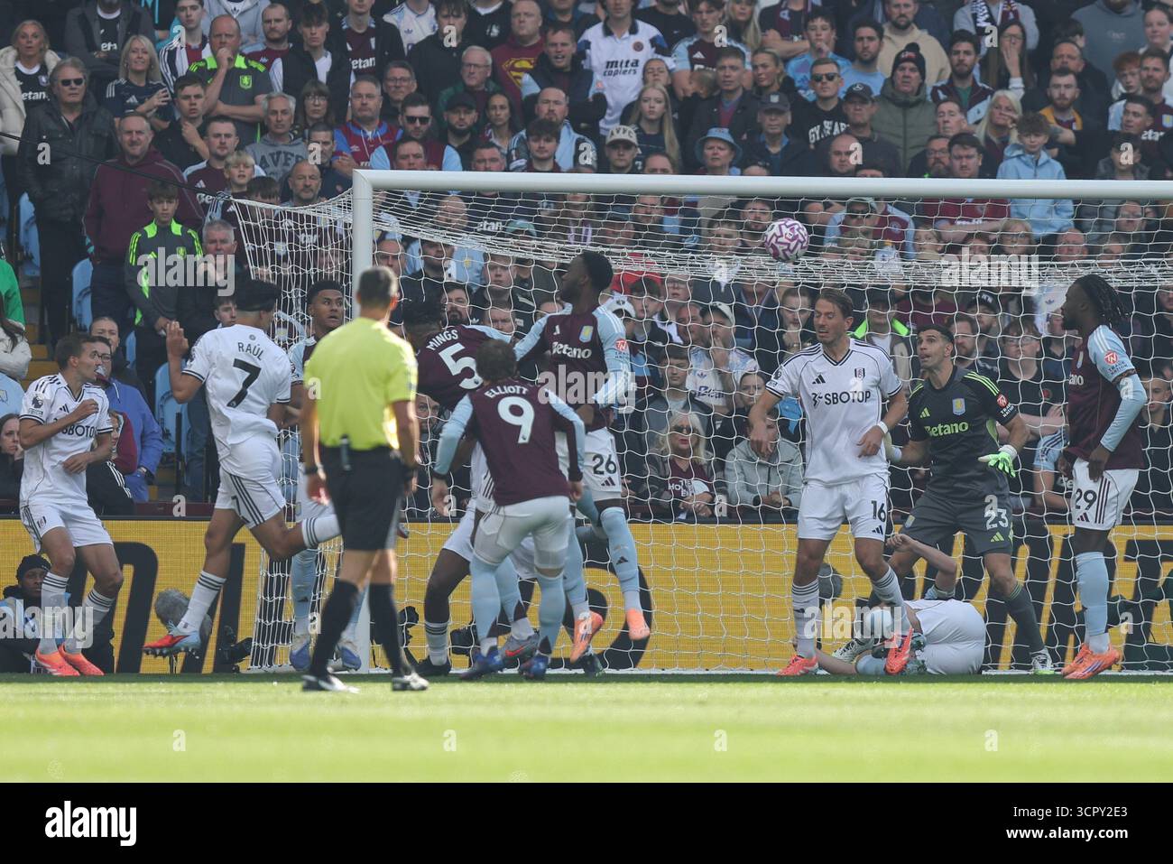 Birmingham, England, 28th September 2025. Raul Jimenez of Fulham scores ...