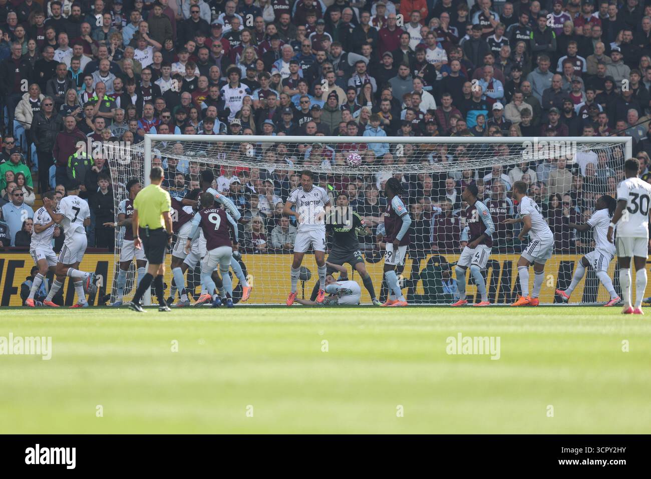 Birmingham, England, 28th September 2025. Raul Jimenez of Fulham scores ...