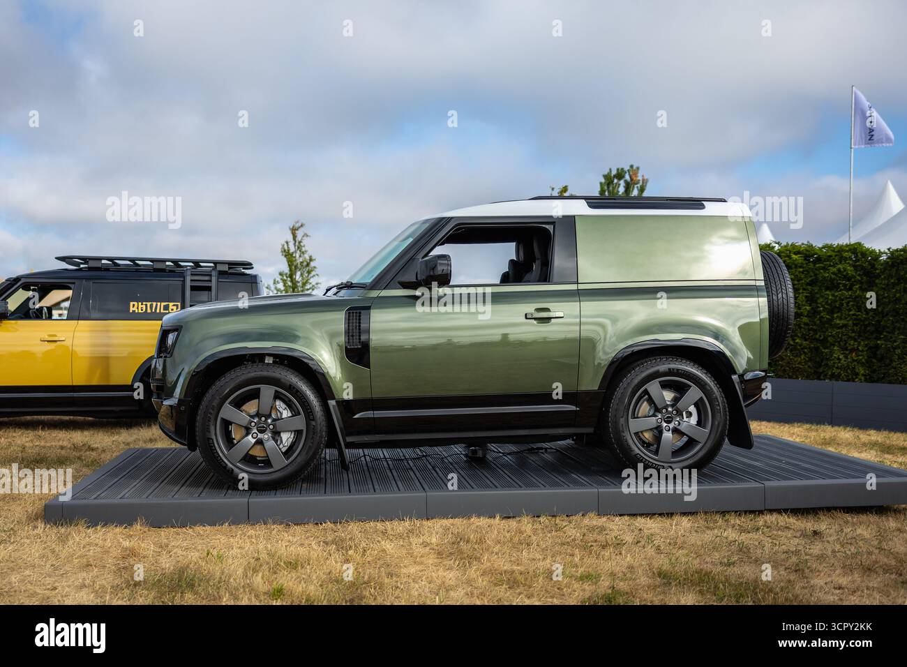 Land Rover Defender 90, on static display at the Royal International ...