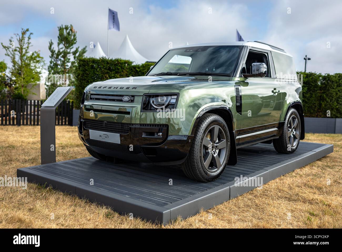 Land Rover Defender 90, on static display at the Royal International ...